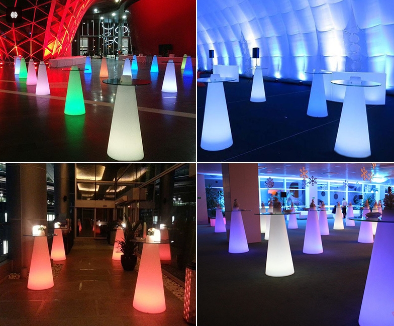 LED Bar Table with Glass - a professional supplier for Glowing LED ...